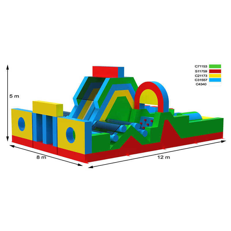 Customized durable obstacle course inflatable - Dudu