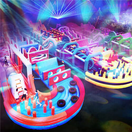 Durable adult inflatable obstacle course for sale - Dudu