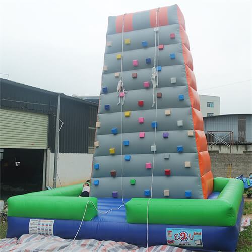 PVC material inflatable climbing wall for sale - Dudu