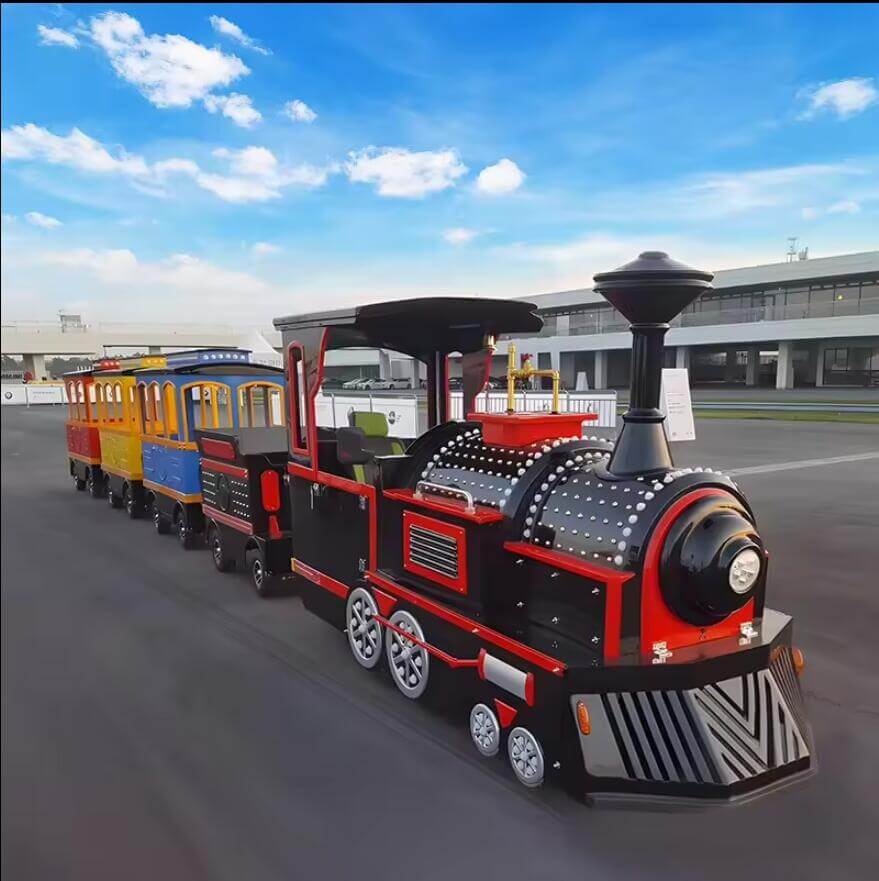 Durable china trackless train for sale - Dudu