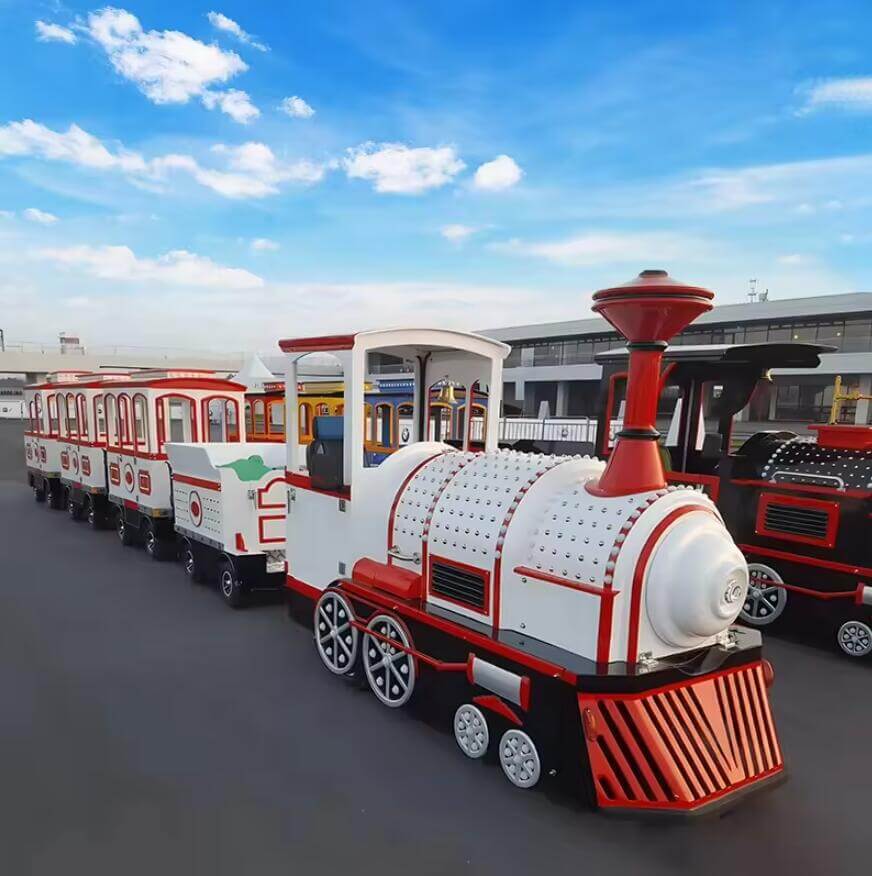 Durable china trackless train for sale - Dudu