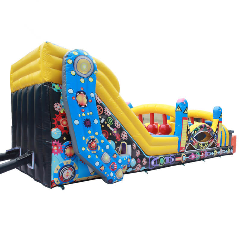Robot Theme commercial inflatable obstacle course - Dudu